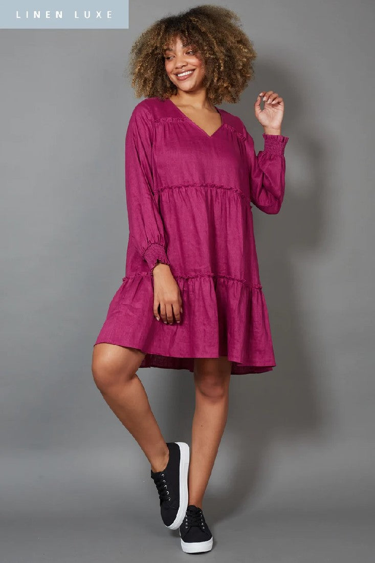 Diaz Dress Mulberry – The Jones Girls Collections